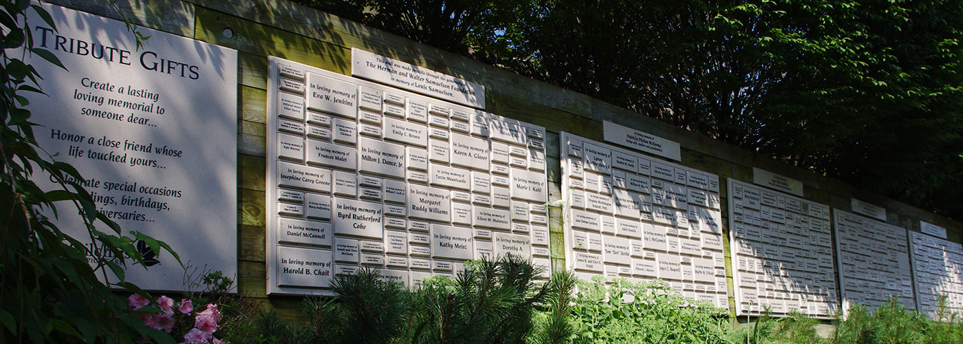 Garden and Tribute Walls at Inpatient Centers | Gilchrist